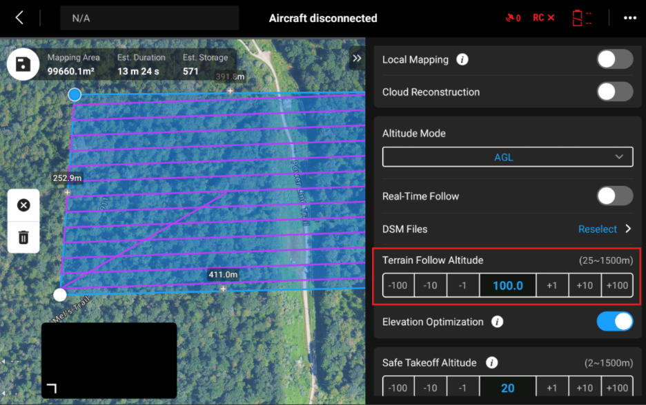DJI Pilot 2 Terrain Following Guide
